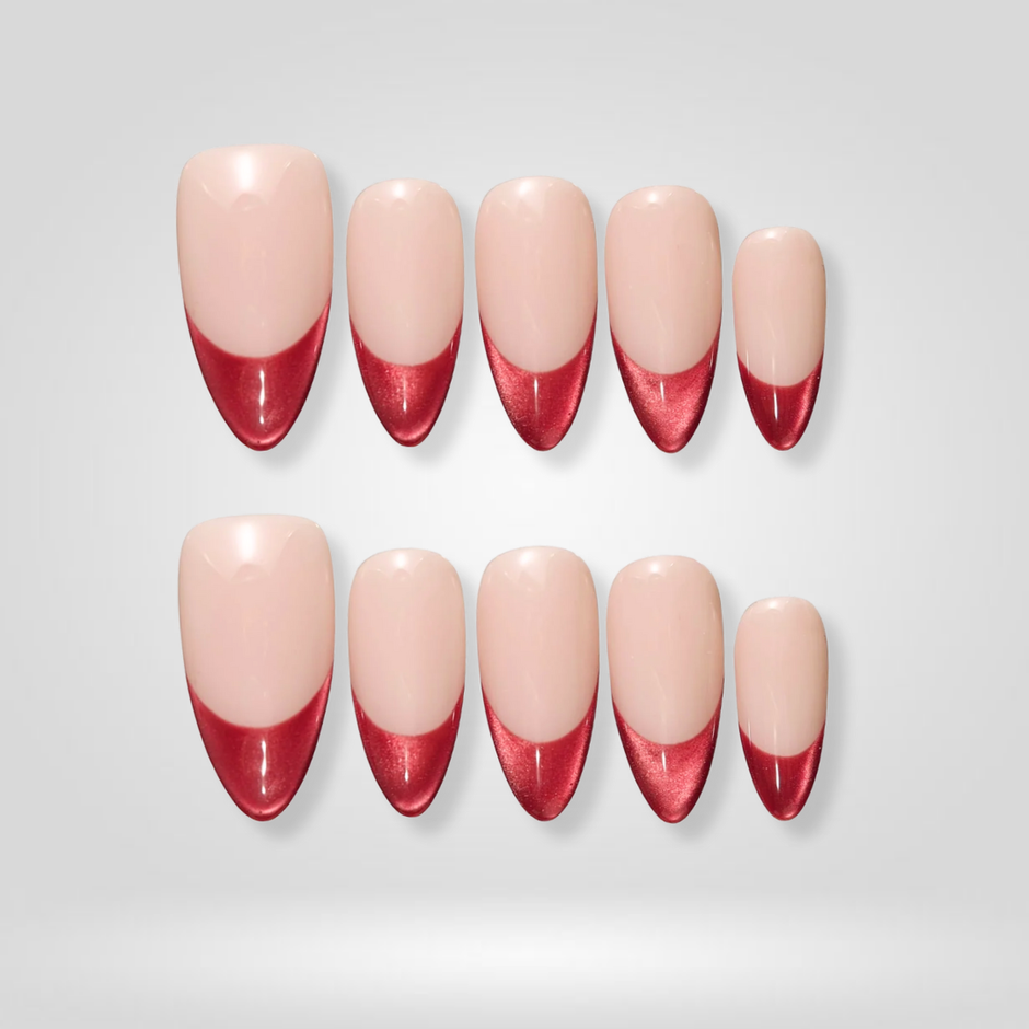 French Essence – Modern French Tip Press-On Nails | Elegant Daily Style ...